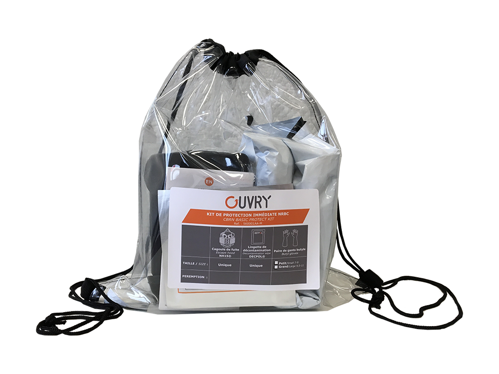 Kit de protection d'urgence - Ouvry - Systèmes de protection NRBC